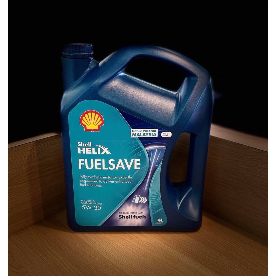 Shell Helix Fuelsave Lubricant Engine Oil (Minyak Hitam Enjin Kereta ...