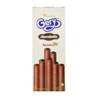 Gery Chocolatos Hazelnut Wafer Roll (16g x 10 pcs x 1 box) | Shopee ...