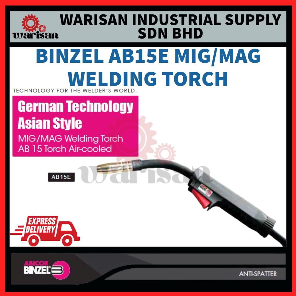 BINZEL AB15 MIG/MAG Manual Welding Torch | Shopee Malaysia