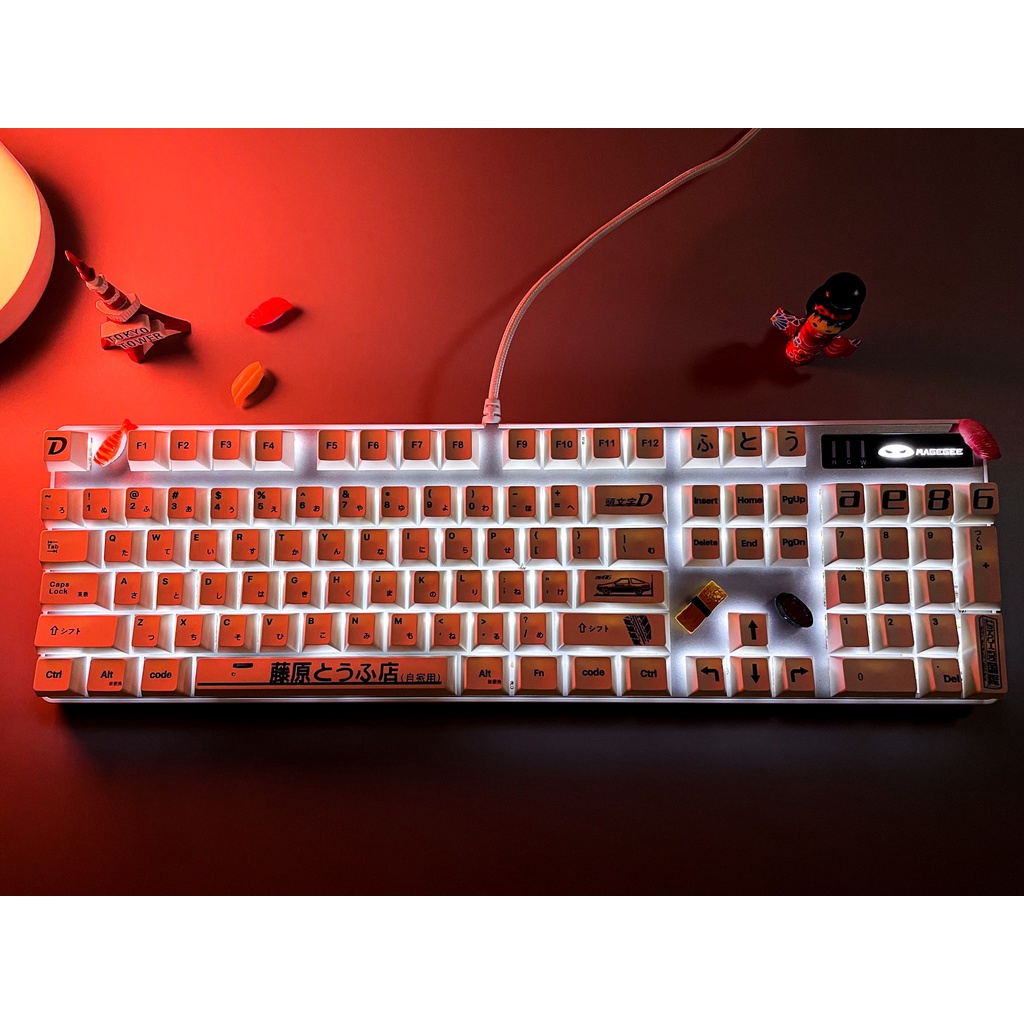 Initial D Keycaps Set [Ready Stock] [Full Layout] [PBT] [Cherry Profile ...