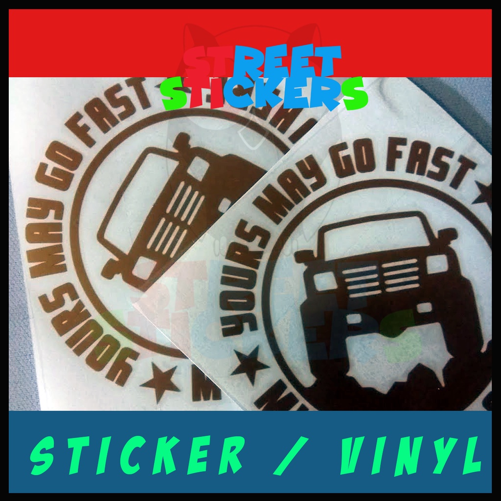 Off Road You May Go Fast Car Stickers Body Mirror Door 4x4 Hilux Ranger ...