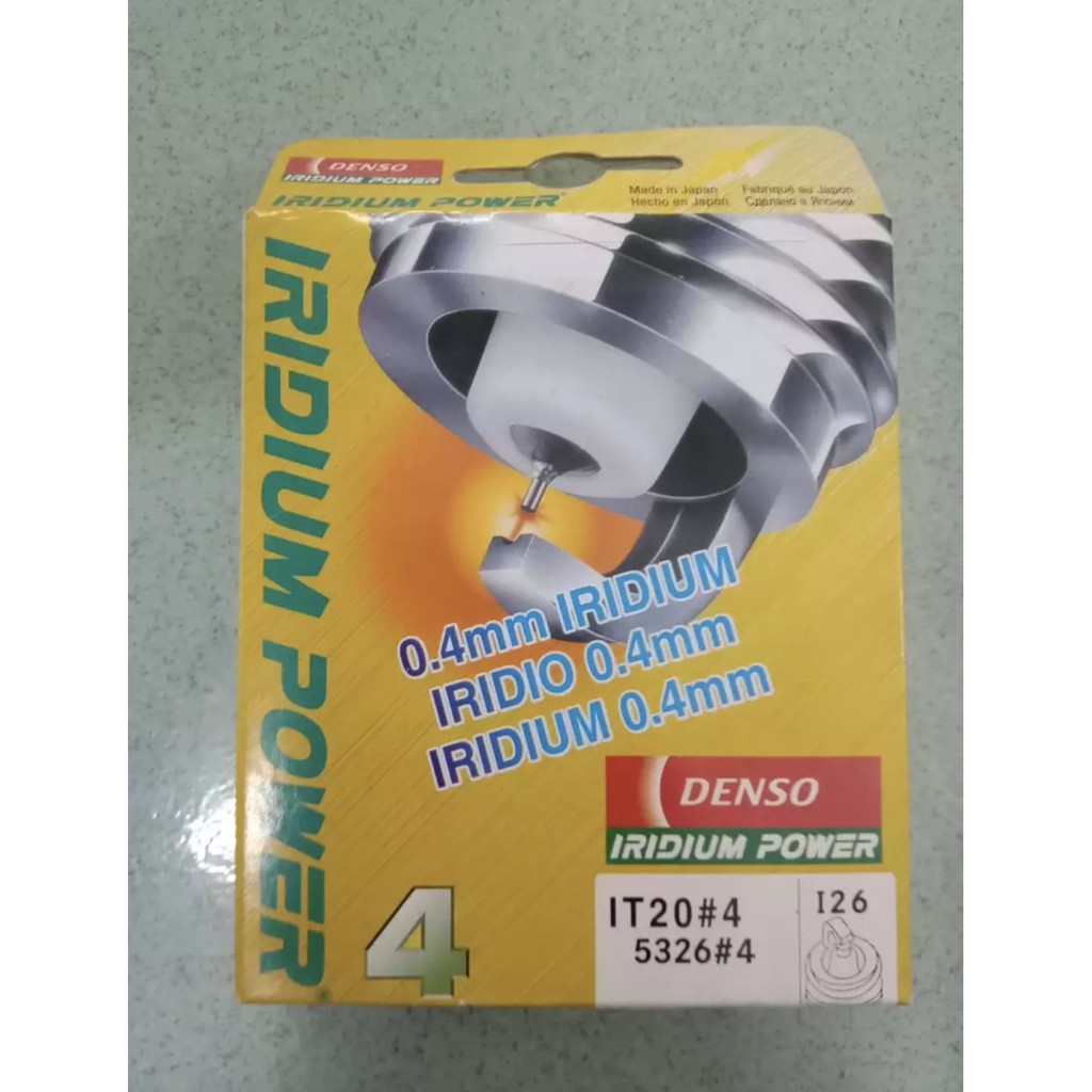 Denso Iridium Power IT20 -Proton Saga BLM FLX Exora Gen2 Persona Spark ...