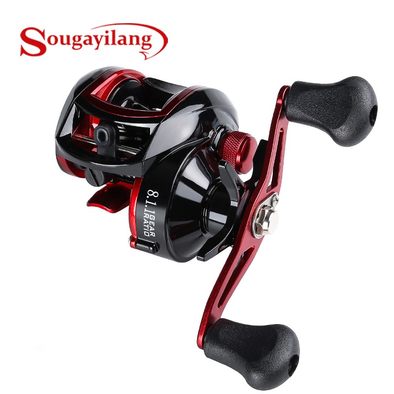 Sougayilang 18+1BB Bait Casting Reel High Speed Gear Ratio 8.1:1 Max Drag 8KG Casting Fishing ...