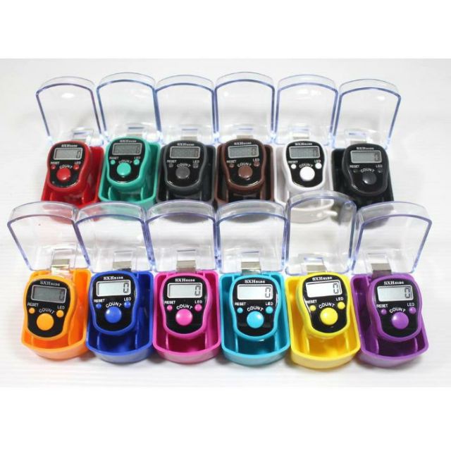 luminous LED Digit LCD Electronic Tasbih Digital Display Finger Hand ...
