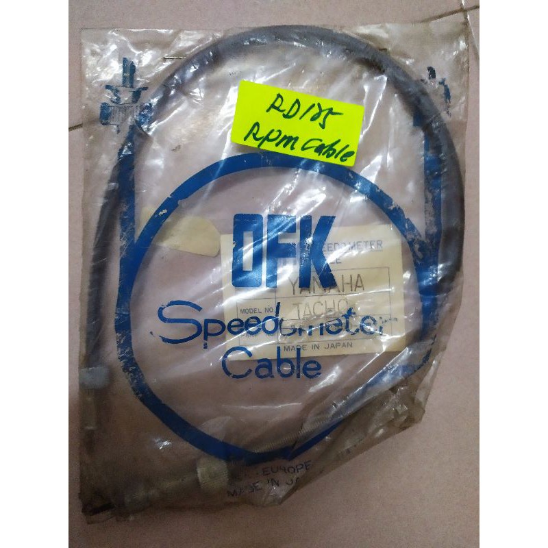 YAMAHA RD125 SPEEDOMETER CABLE TALI METER TACHOMETER CABLE RPM CABLE ...
