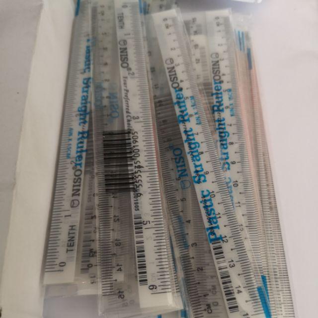 Niso Plastic Ruler (6" / 8" / 12") 36pcs/1 box | Shopee Malaysia