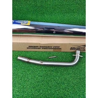 ESPADA EXHAUST E4 EX5 EX5 DREAM WAVE100 W100 C70 28MM WITH FIBERGLASS ESPADA 100% ORIGINAL ...