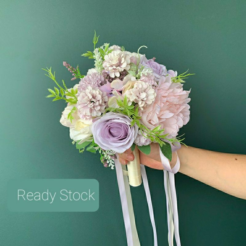 Bunga Tangan Pengantin Hand Bouquet Bridal Bouquet Wedding Hand Bouquet ...