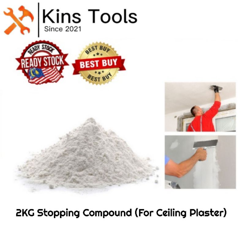ASG 2KG Stopping Compound / Simen Plaster Ceiling | Shopee Malaysia