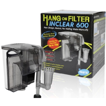 ISANO Hang On Filter INCLEAR 600 Effectively Draw Surface Skimmer ...