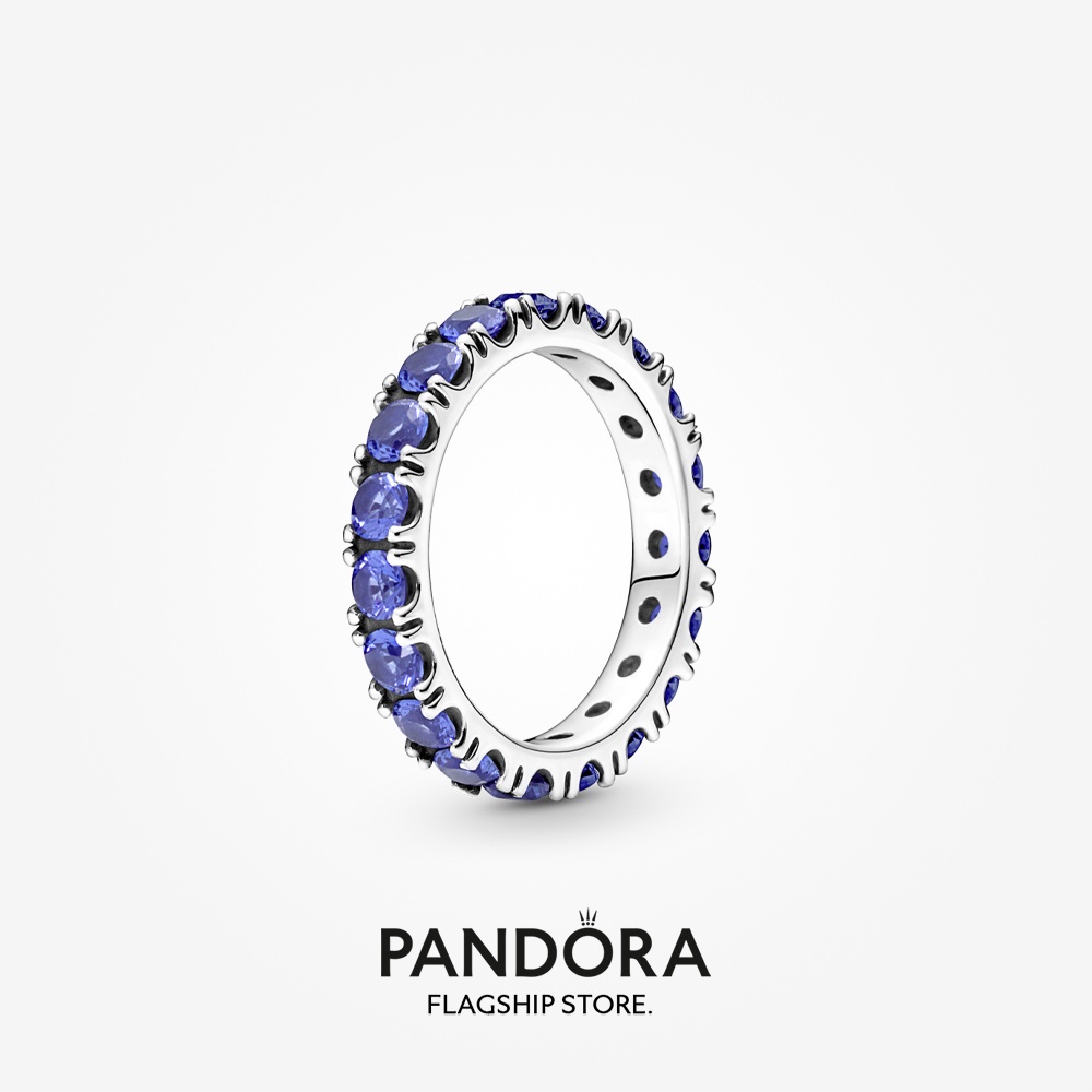 Pandora Sparkling Row Eternity Ring (Blue) | Shopee Malaysia