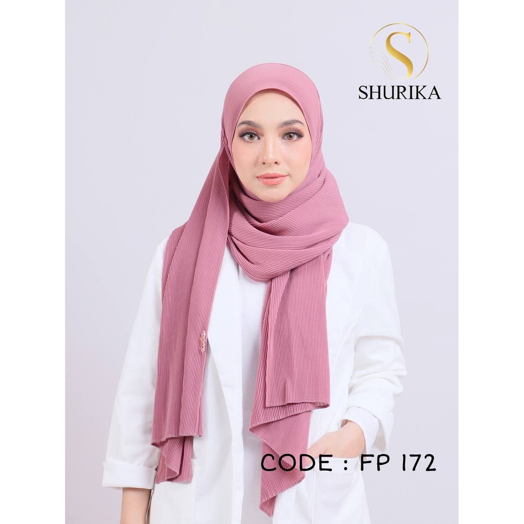 SHURIKA Full Pleated Inara Shawl | Shopee Malaysia