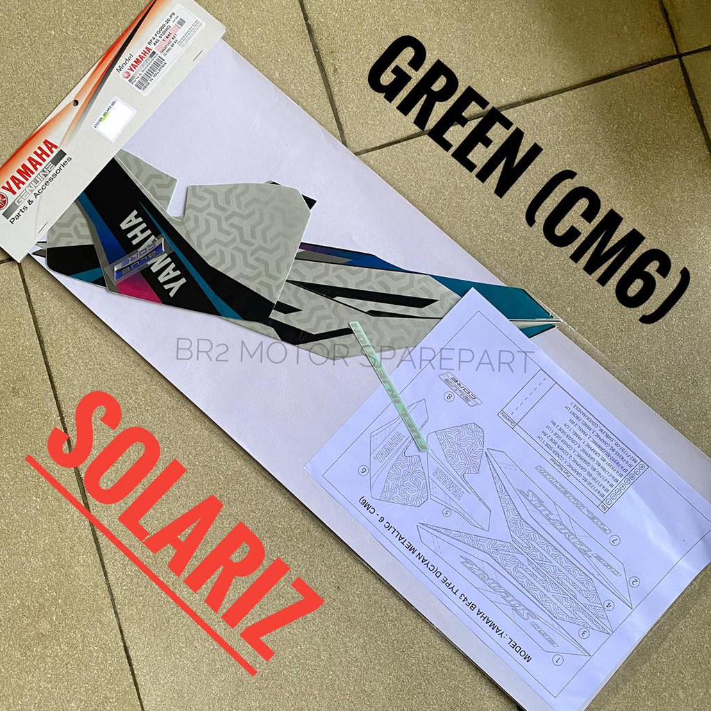 EGO SOLARIZ GRAPHIC STICKER EGO SOLARIZ BF43 BF44 CM6 SET GRAPHIC BODY ...