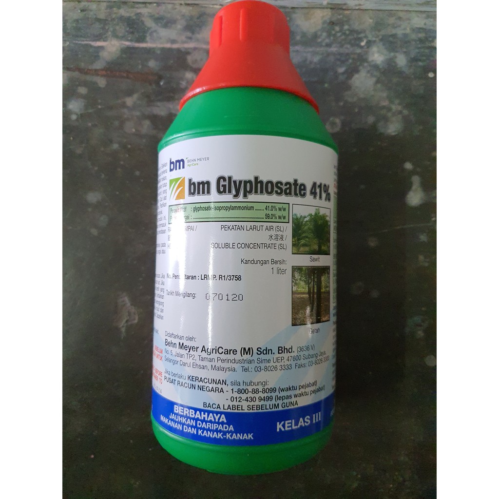 Behn Meyer Glyphosate 41% 1L Racun Lalang, Herbicide, 茅草精. Products of ...