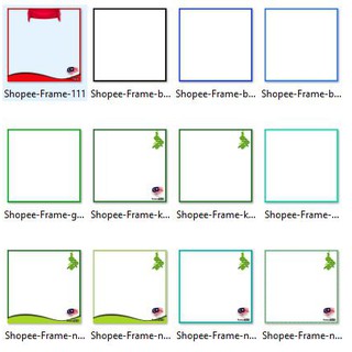 74 Simple Shopee Product Frame Template in PNG Transparent Background ...
