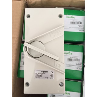 SCHNEIDER KAVACHA WHT 35A IP66 440V 3 POLE WEATHERPROOF ISOLATOR SWITCH ...
