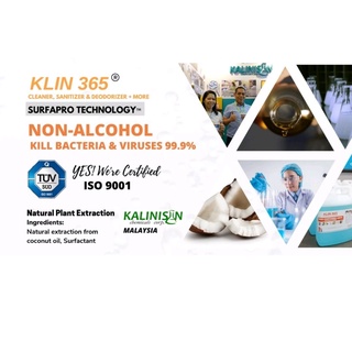 [Ready Stock] KLIN 365 10 in 1 Solution Sanitizer, Cleaner ...