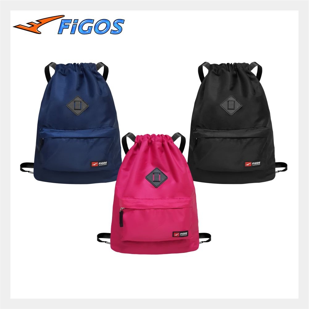 Drawstring Bagpack Unisex Lightweight with Front Zipper Pocket | Shopee ...