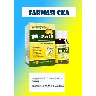 M-ZOLE SUSPENSION 500MG (10ML) | Shopee Malaysia