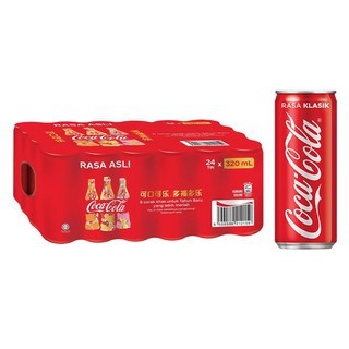 COCA COLA ASLI DRINK CAN 24X325ML | Shopee Malaysia