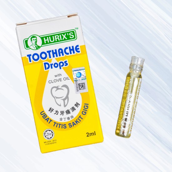 Hurix's Toothache Drops (with Clove Oil) | Shopee Malaysia