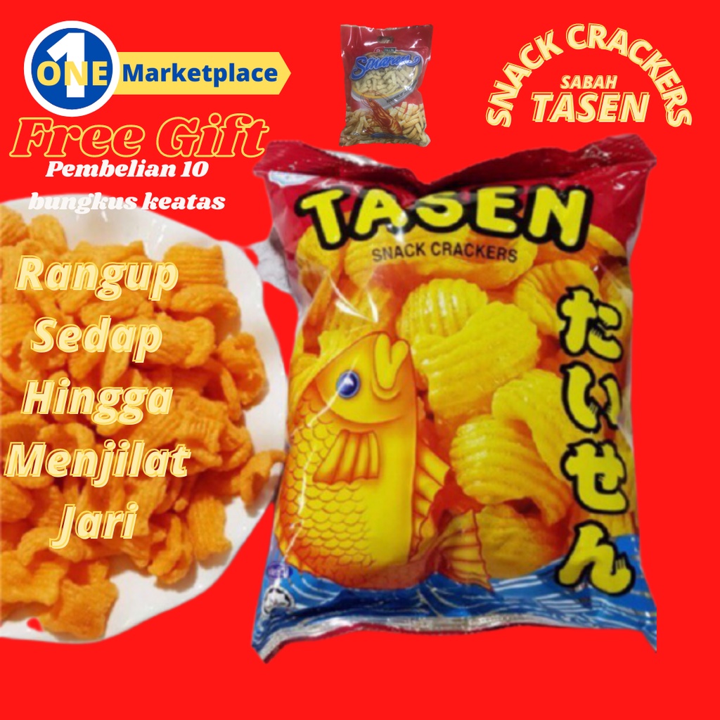 [ Tasen Sabah ] Keropok Tasen - Keropok Ikan Tasen - Snack Crackers ...