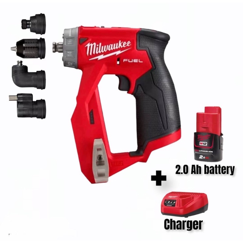 Milwaukee M12 FDDX-0 Fuel Installation Drill Drivers 4 In 1 Type Drill ...