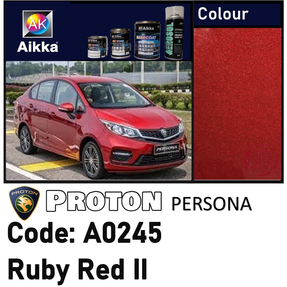 PROTON PERSONA Ruby Red II A0245** Crystal /Aikka Oem Factory Colour ...