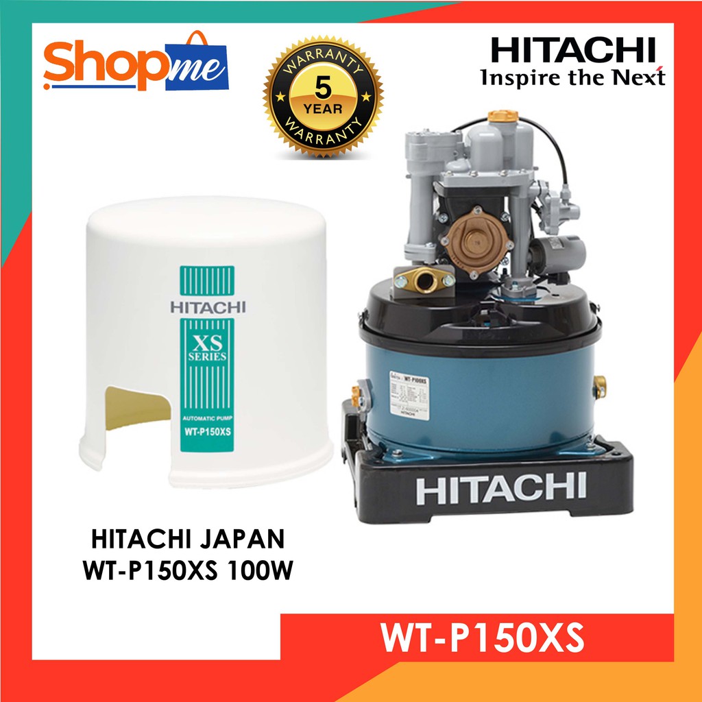 HITACHI JAPAN WT-P150XS 150W TANK TYPE SHALLOW WELL WATER PUMP | Shopee ...