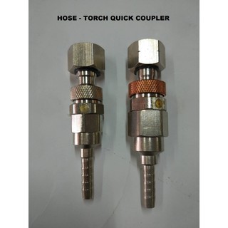 Gas Acetylene Oxygen Oxy Quick Connect Coupler Set Hose - Hose / Torch ...