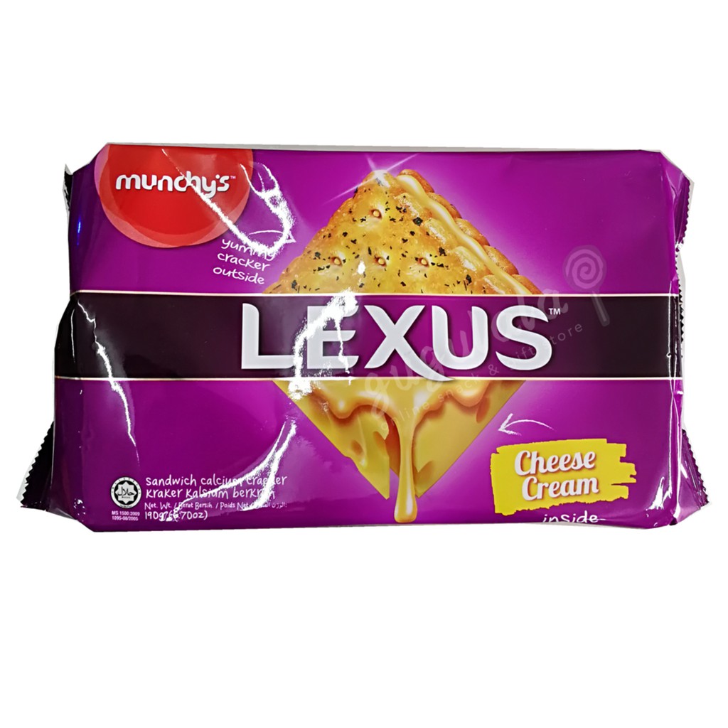 Munchy's Lexus Sandwich Biscuit-Cheese Cream 190g | Shopee Malaysia