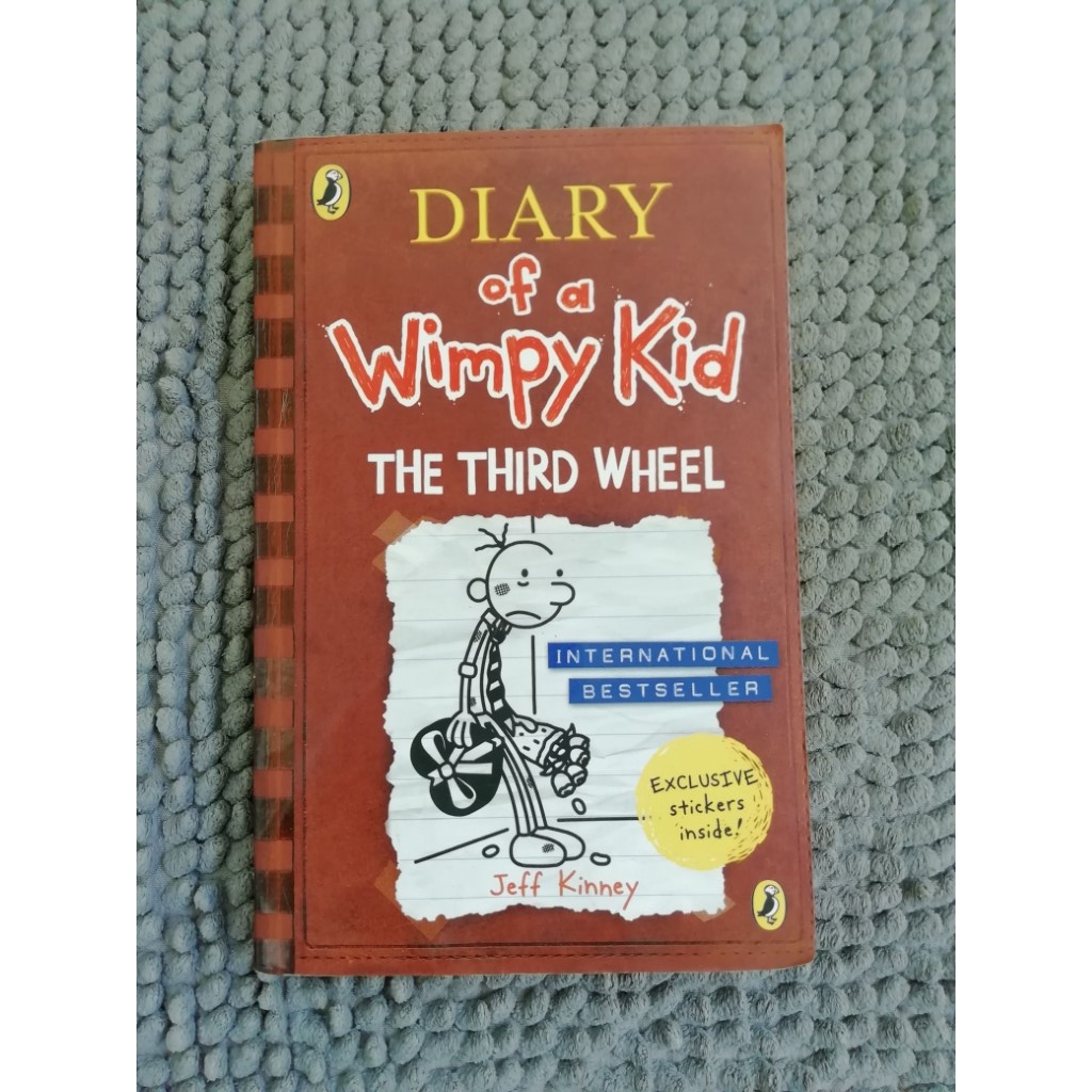 Diary of a Wimpy Kid #7 The Third Wheel by Jeff Kinney | Shopee Malaysia