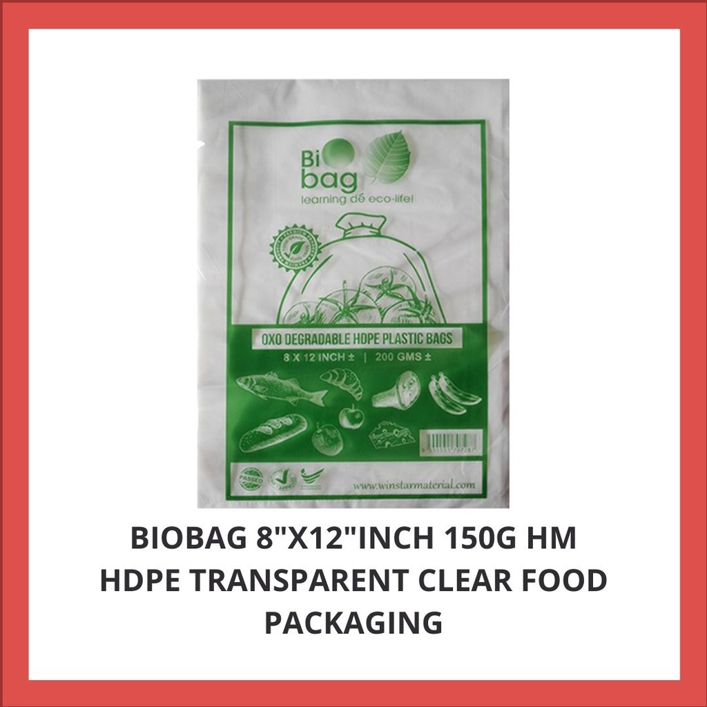HM 8"X12" OXO PLASTIK BEG LUTSINAR 200G | Shopee Malaysia