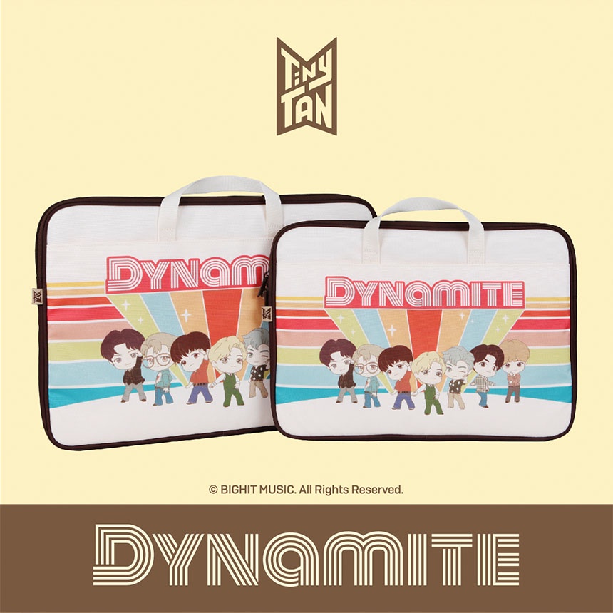 [BTS OFFICIAL] BTS TinyTAN Dynamite 13 inch Laptop Pouch Notebook Bag | Shopee Malaysia