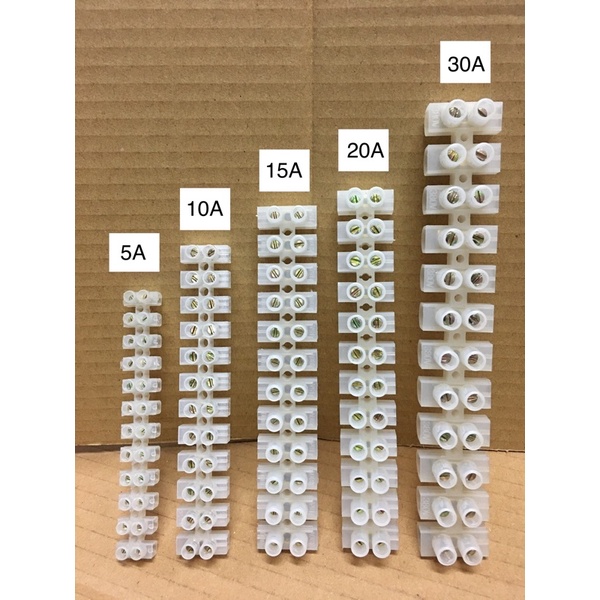 PVC Wire Connector Terminal Block - 5A/10A/15A/20A/30A | Shopee Malaysia