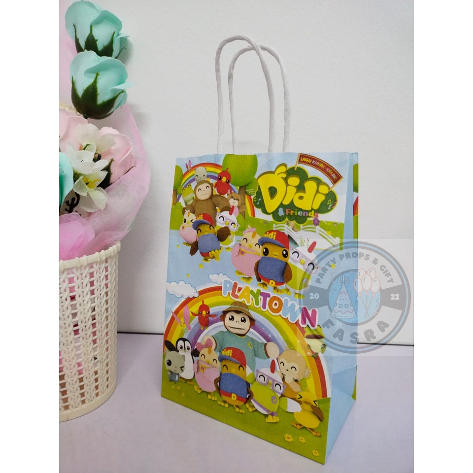 Didi and friends party goodies paper bag 12pcs | Shopee Malaysia