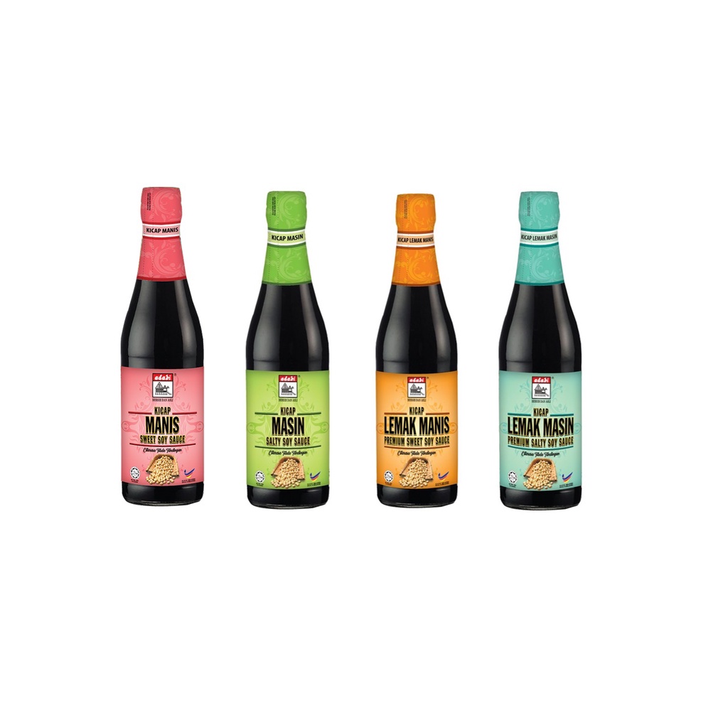ADABI Kicap Manis/ Masin/ Lemak Manis/ Lemak Masin 340ml | Shopee Malaysia