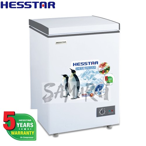 HESSTAR 2 IN 1 CHEST FREEZER 110L HCFPD11 冷藏箱 PETI SEJUK BEKU | Shopee ...