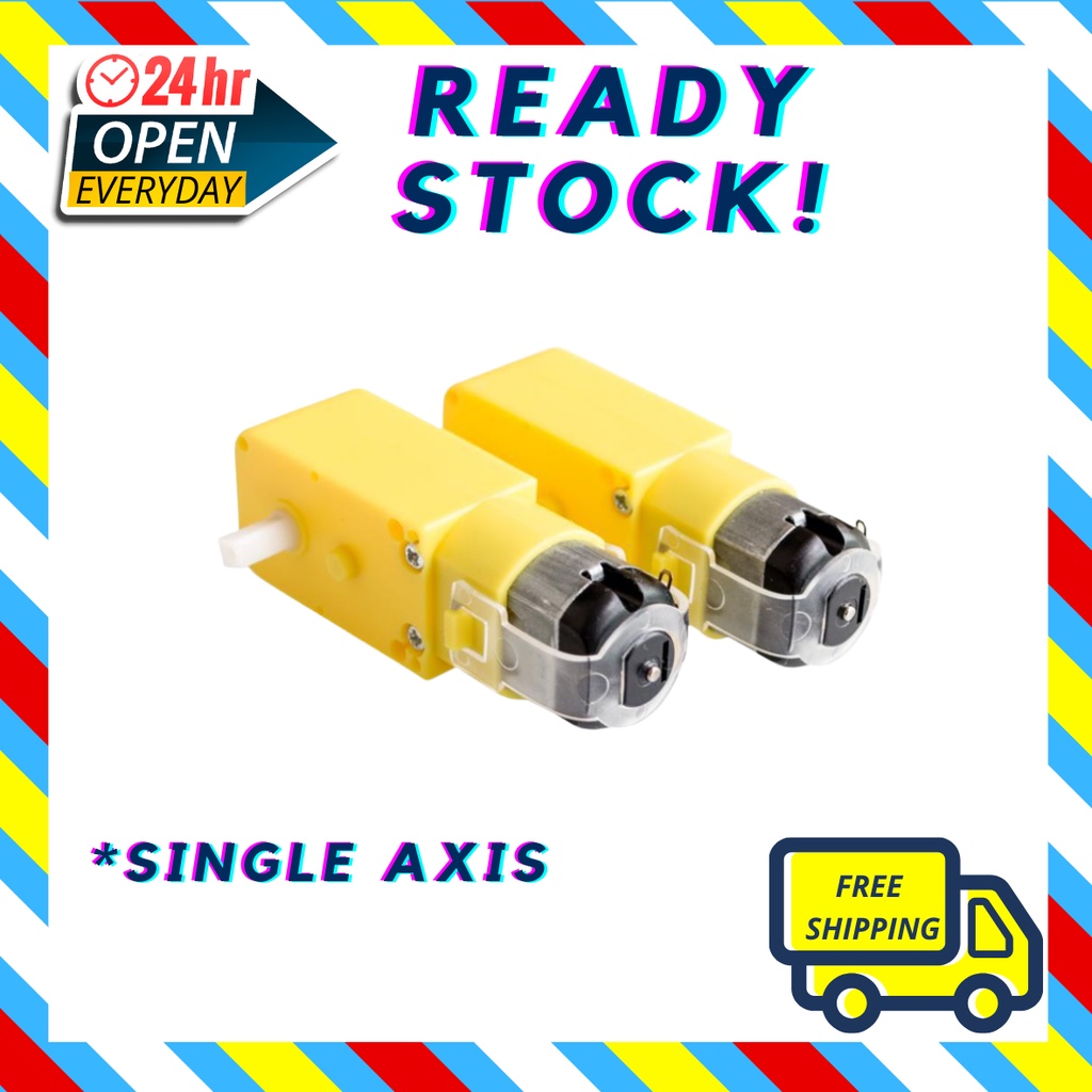 Arduino Motor TT Motor Single Axis | Shopee Malaysia