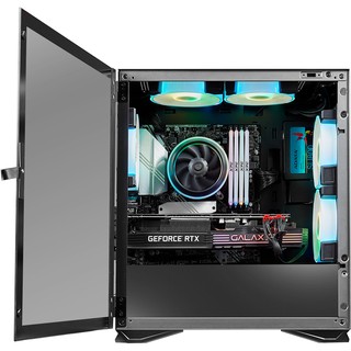 AIGO darkFlash DLM22 (Black) mATX Chassis / Full Window | GAMING CASE ...
