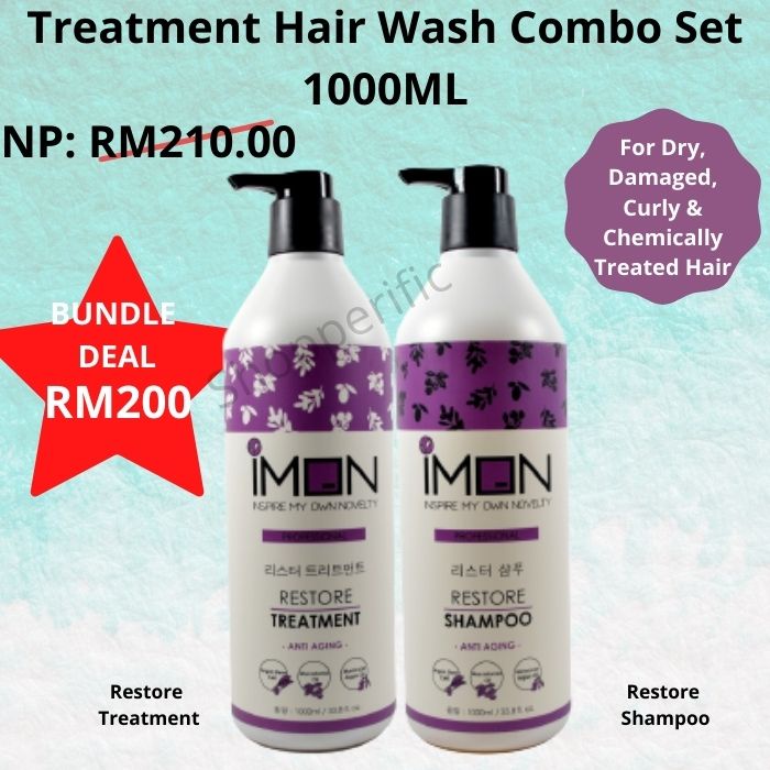 IMON Treatment Hair Wash Combo Set 1000ML | Shopee Malaysia
