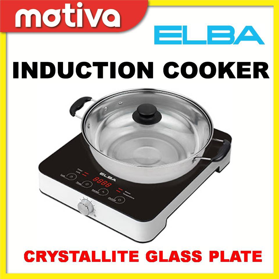 ELBA EIC-G1811(BK) Electric Induction Cooker (Free Pot) | Shopee Malaysia