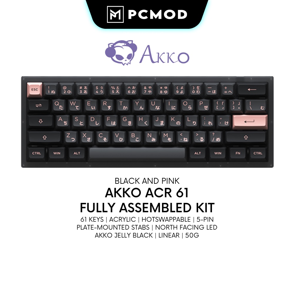 AKKO ACR 61 Full Assembled Kit | Mechanical Hotswap Keyboard | PCMOD ...