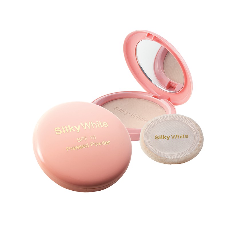 Silky White SPF15 Pressed Powder | Shopee Malaysia