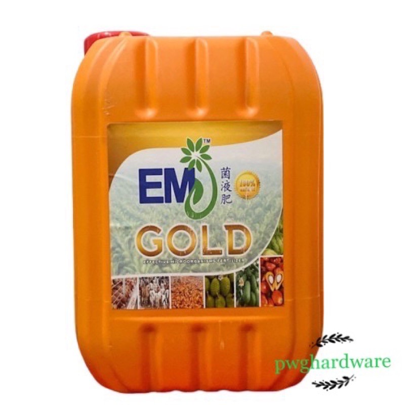 EMJ GOLD EFFECTIVE MICROORGANISMS FERTILIZER / 10L BAJA ORGANIK ...