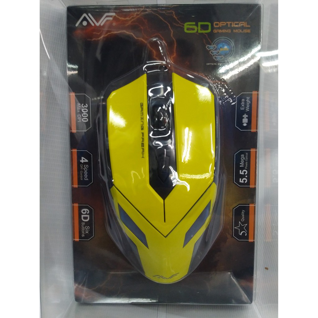AVF 6D Optical Gaming Mouse (AGM111) | Shopee Malaysia