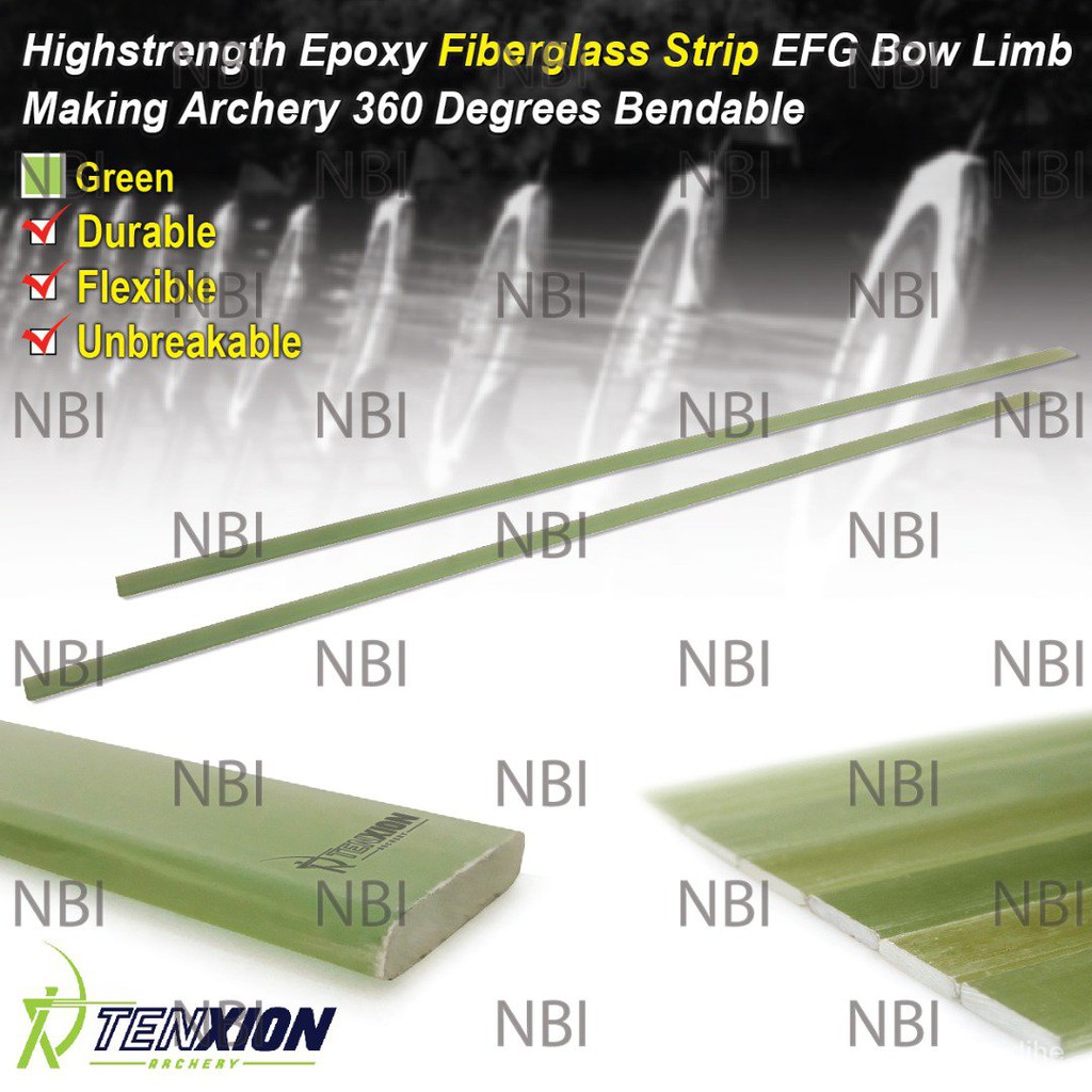 Epoxy Fiberglass Strip EFG Bow Limb Making Archery 360 Degrees bendable ...