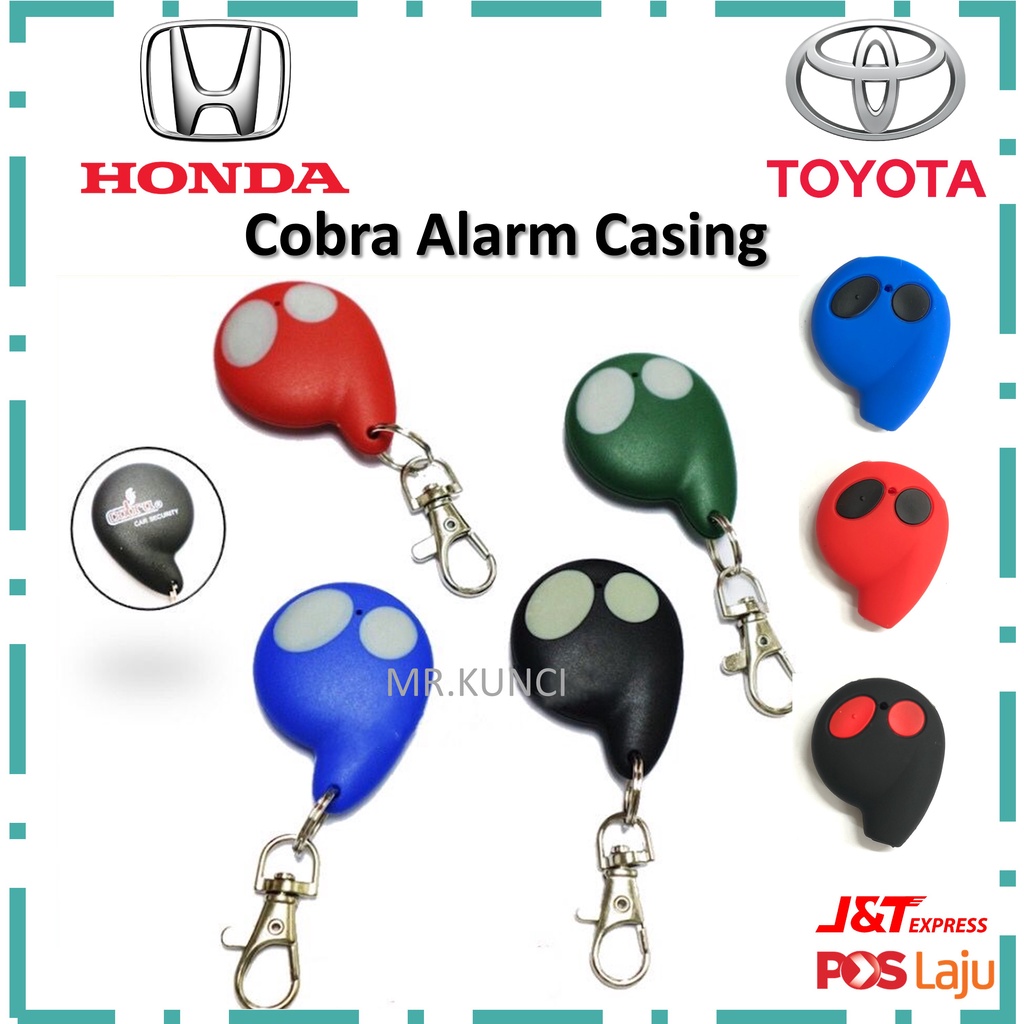 COBRA Car Alarm Remote Control Key Cover Case - Kia, Honda, Toyota ...