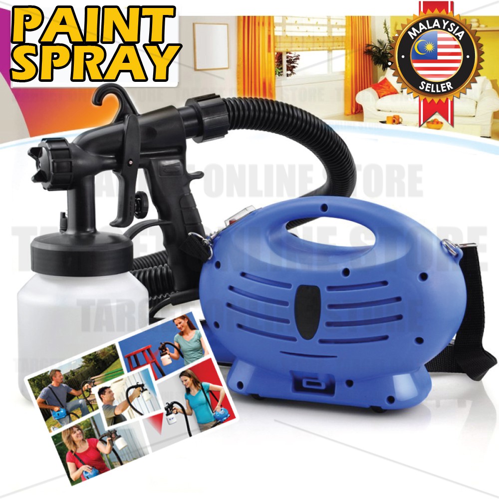 Paint Spray DIY Electric 3 Way Spray Gun System Painting Indoor Outdoor ...
