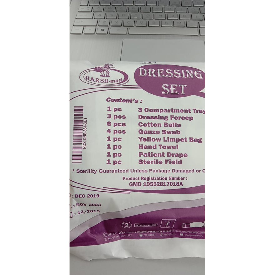 HARSH-MED DRESSING SET WITH 3 FORCEP | Shopee Malaysia